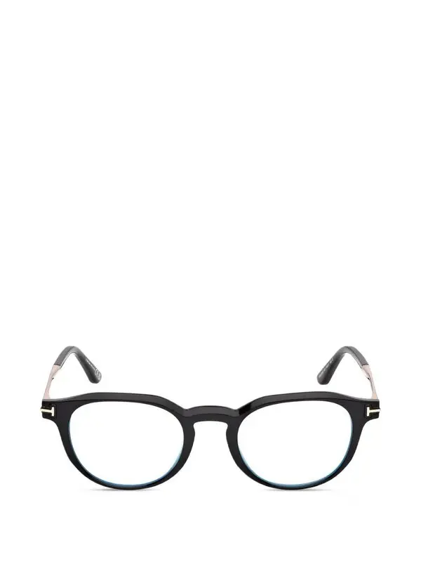 TOM FORD Round-frame Glasses - Black
