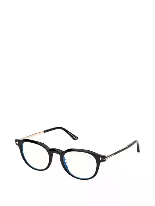 TOM FORD Round-frame Glasses - Black