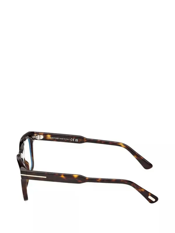 TOM FORD Square Frame Glasses - Brown
