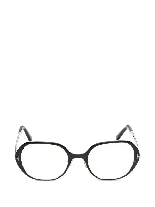 TOM FORD Oval-frame Glasses - Black