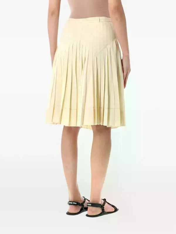 LOW CLASSIC Pleated Midi Skirt