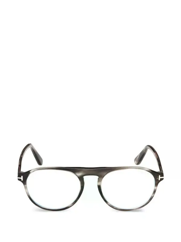 TOM FORD Round Frame Glasses - Grey