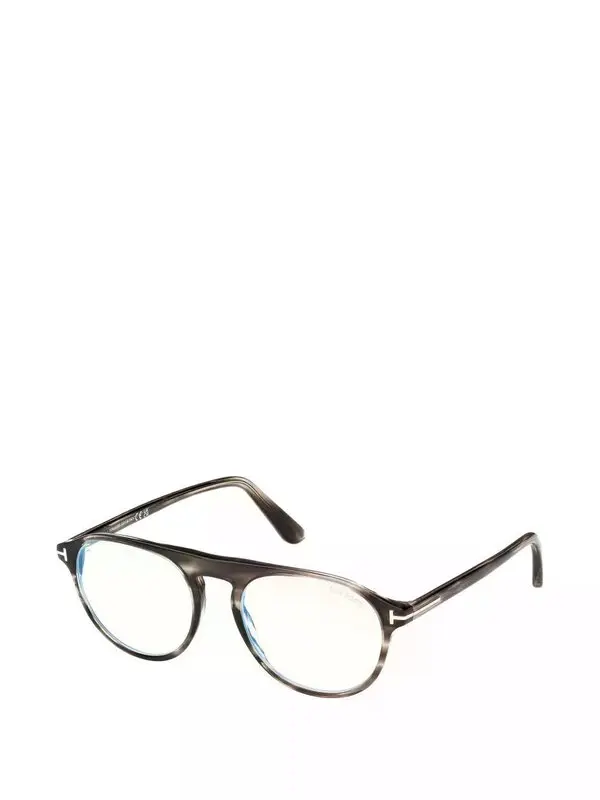 TOM FORD Round Frame Glasses - Grey