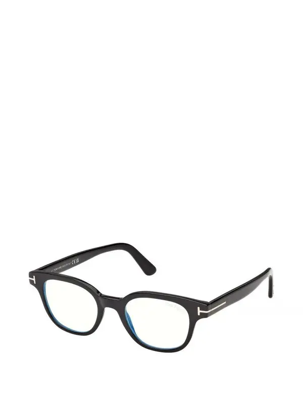TOM FORD Round-frame Glasses - Black