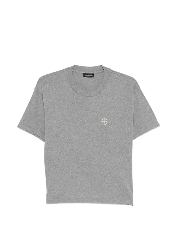ANINE BING Logo T-shirt - Grey