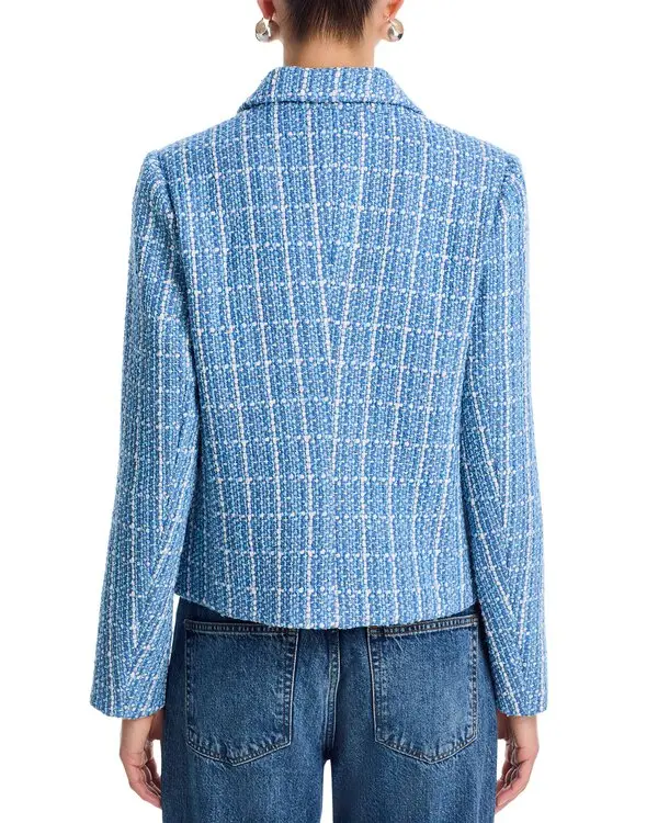 Aqua Tweed Blazer