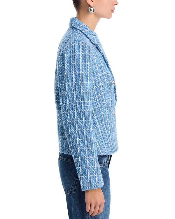 Aqua Tweed Blazer