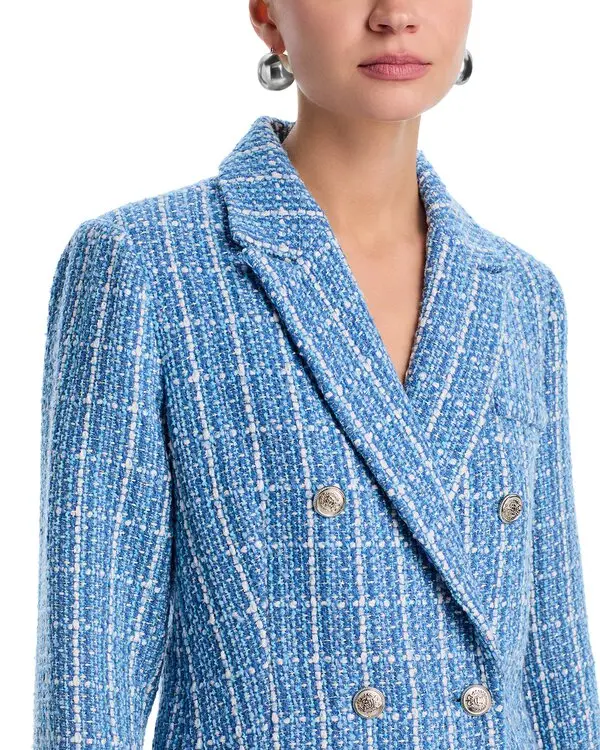 Aqua Tweed Blazer