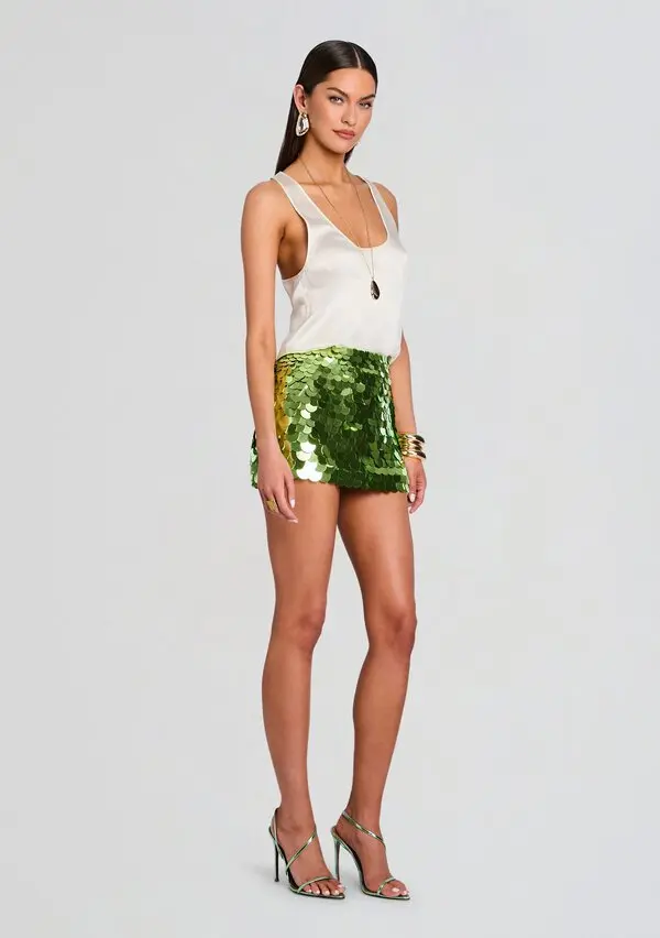 Retrofete Azari Mini Sequin Skirt