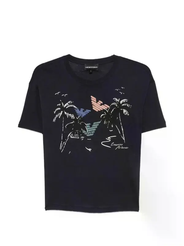 Emporio Armani Graphic-print T-shirt