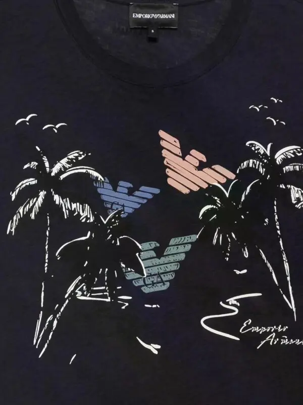 Emporio Armani Graphic-print T-shirt