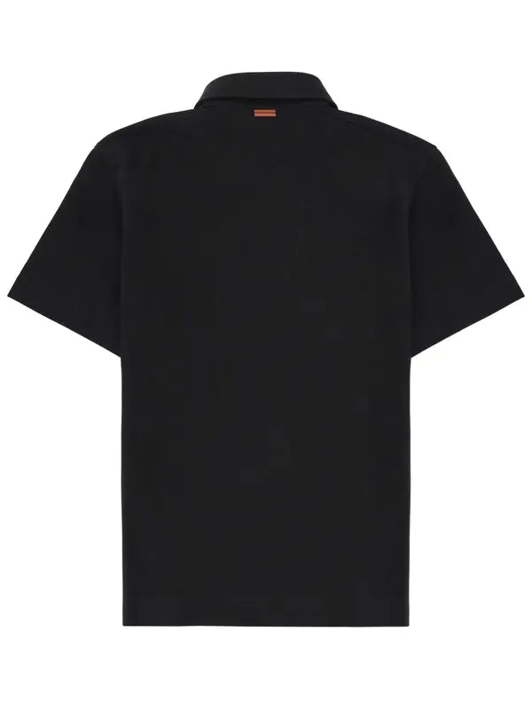 Zegna Regular Fit Polo Shirt - Black