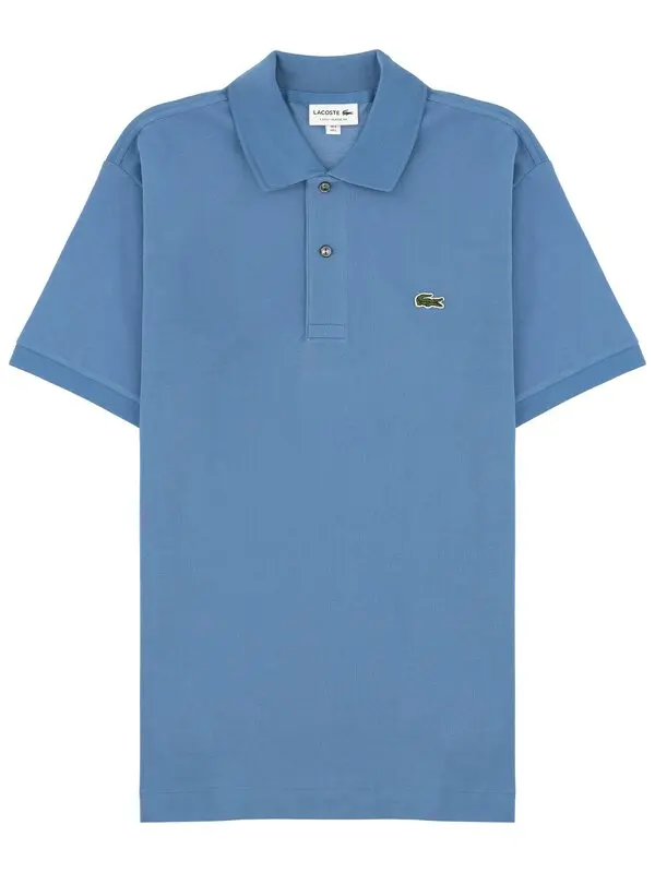Lacoste Polo With Logo - Azure