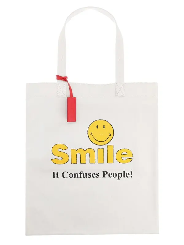Dsquared2 Smiley X D2 Tote Bag - White