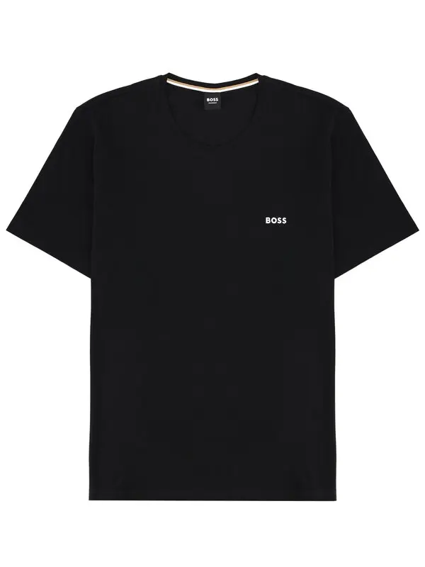BOSS T-shirt With Logo - Black
