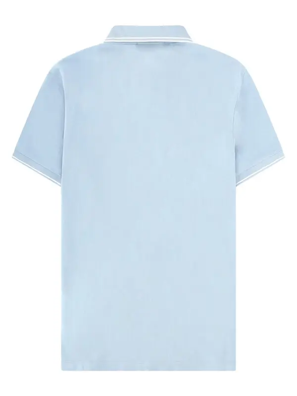 Stone Island Polo With Logo - Blue