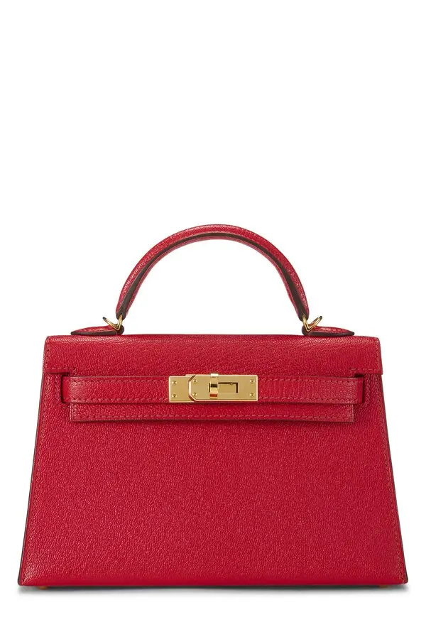 Hermès Chevre Kelly Sellier 20 Nm - Red