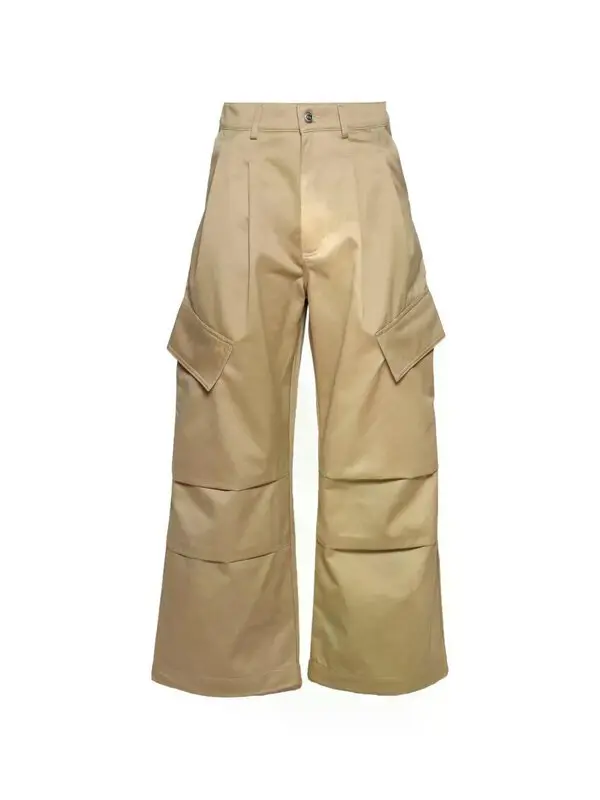 NAHMIAS Oversized Cargo Trousers - Neutrals