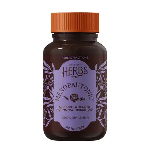 HERBS ETC. Menopautonic Herbal Menopause Support Softgels - No Color