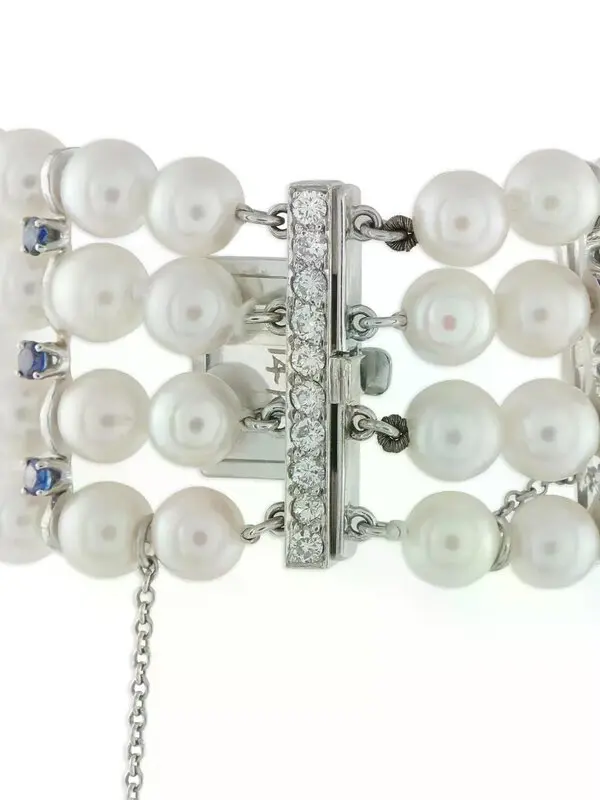 LB EXCLUSIVE Leaf-motif Multi-stone Bracelet