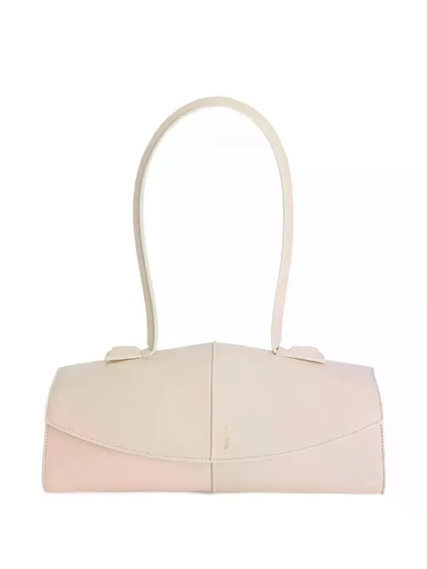 JIL SANDER Linea Piping Leather Shoulder Bag - Neutrals