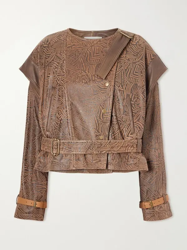 Isabel Marant Belted Leather Jacket