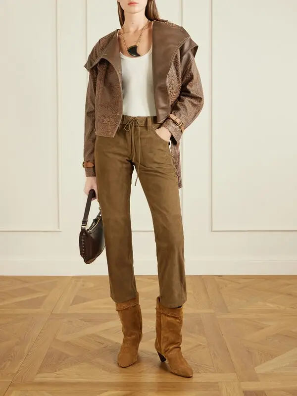 Isabel Marant Belted Leather Jacket
