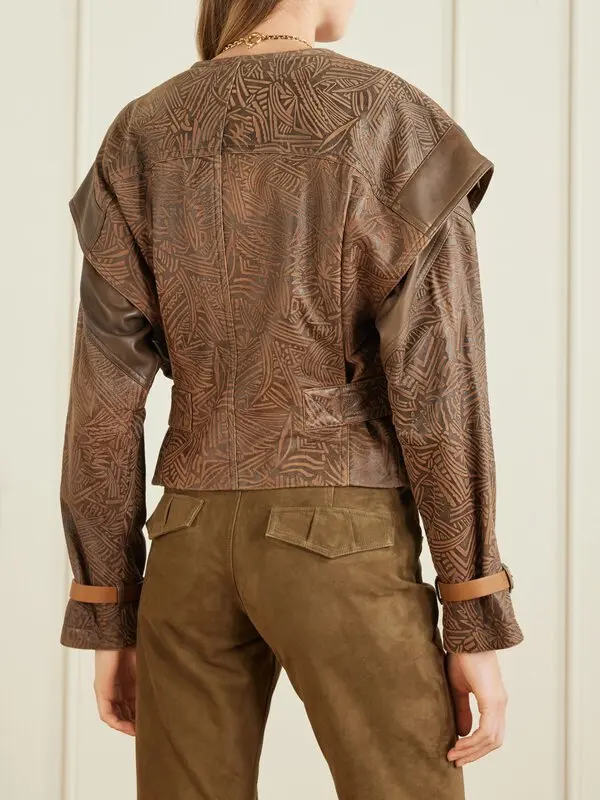 Isabel Marant Belted Leather Jacket