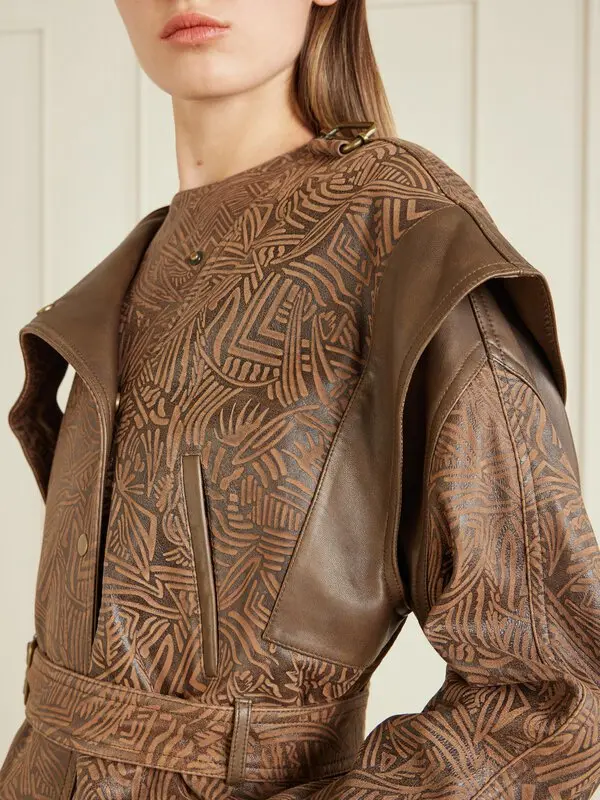 Isabel Marant Belted Leather Jacket