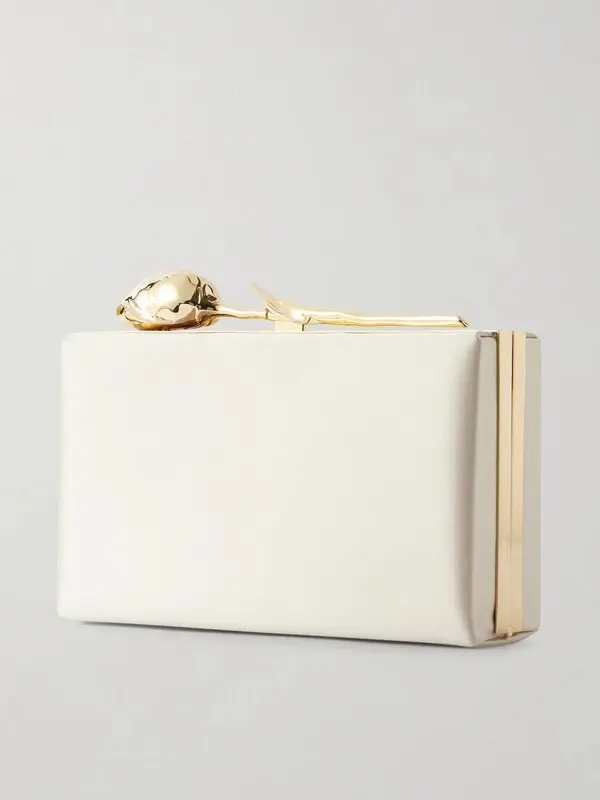 Erdem Bloom Satin Clutch