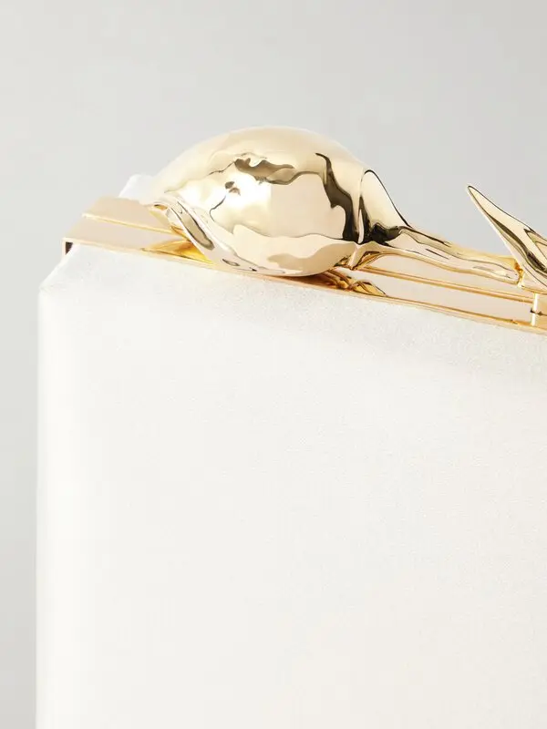 Erdem Bloom Satin Clutch