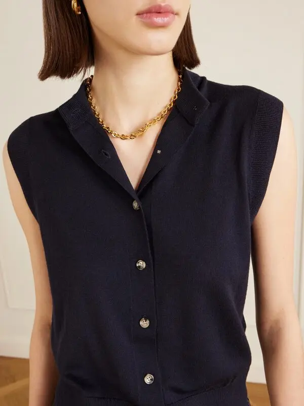 ALLUDE Wool Vest