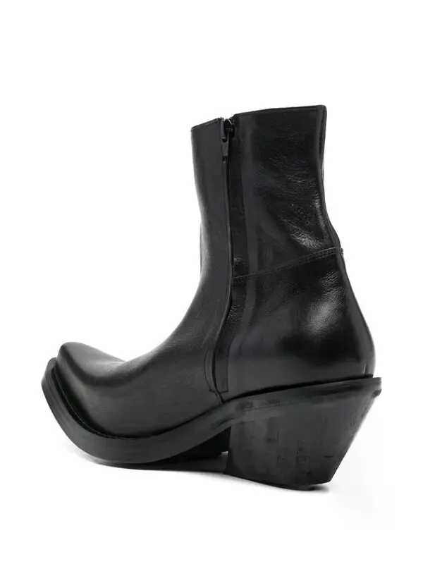 EGONLAB Leather Boots - Black