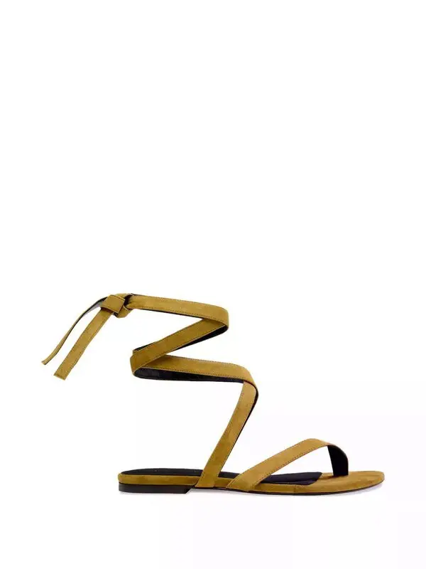 Proenza Schouler Tee Wrap Sandals - Green