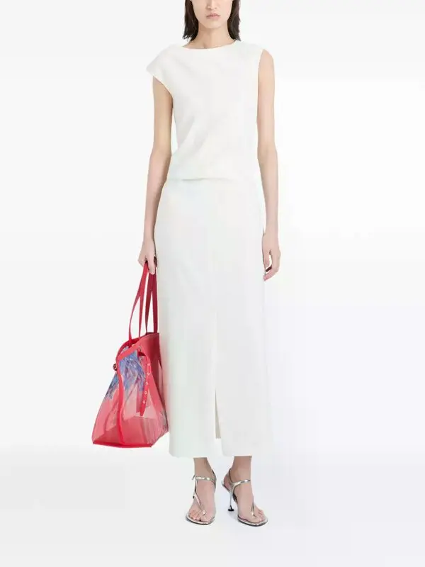 Proenza Schouler Damea Midi Dress - Neutrals