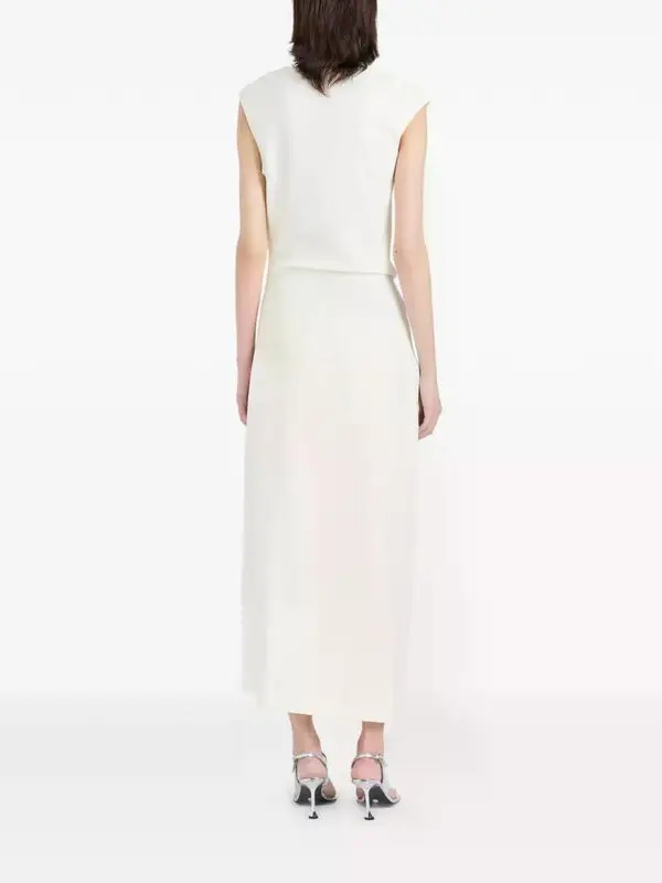 Proenza Schouler Damea Midi Dress - Neutrals