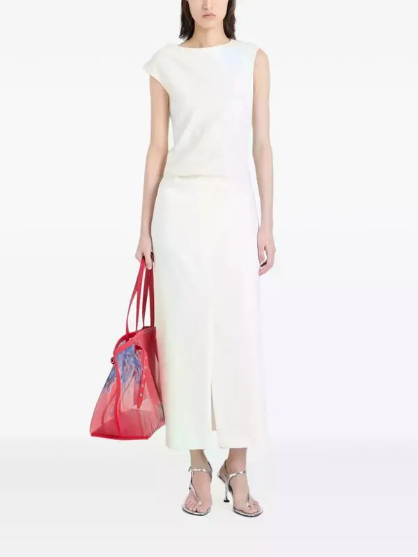 Proenza Schouler Damea Midi Dress - Neutrals