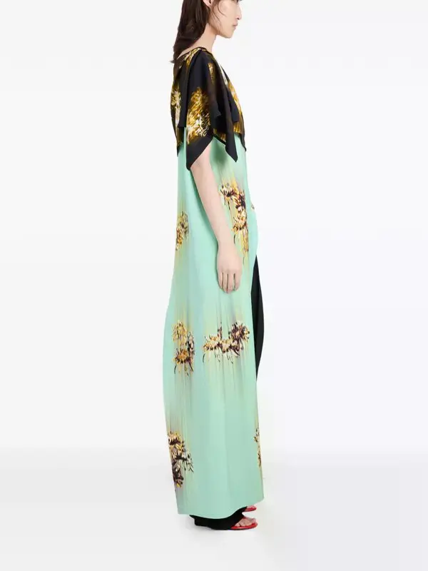 Proenza Schouler Printed One-shoulder Top - Green