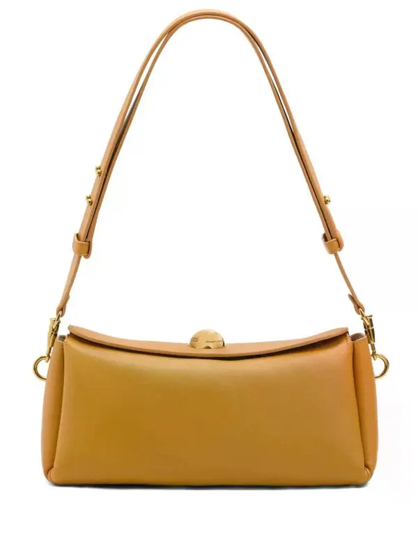 Ami Mini Carrousel Leather Shoulder Bag - Brown