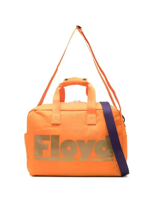 FLOYD Logo-print Duffle Bag - Orange