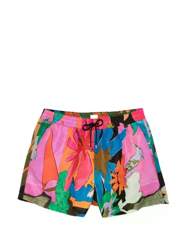 Paul Smith Floral Print Swim Shorts