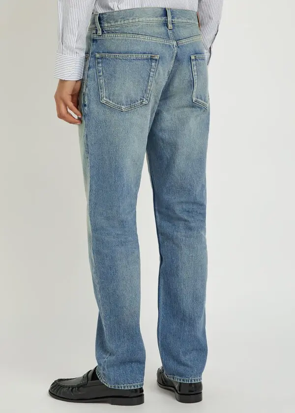 Saint Laurent Tapered-leg Denim Jeans - Indigo
