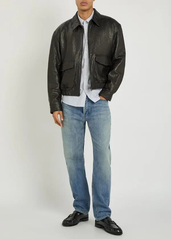 Saint Laurent Tapered-leg Denim Jeans - Indigo