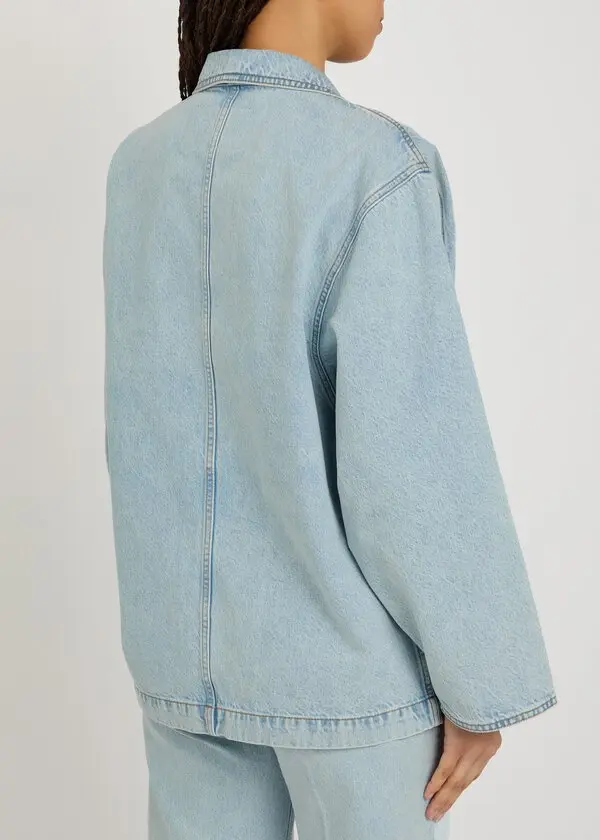 BLAZÉ MILANO Cory Double-breasted Denim Jacket