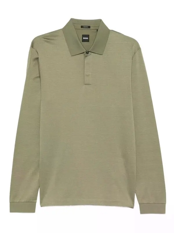 BOSS Paddo Long-sleeves Polo Shirt - Green