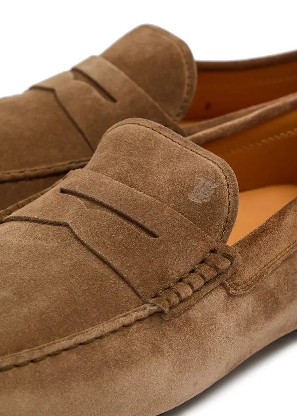 TOD'S Suede Loafers - Brown