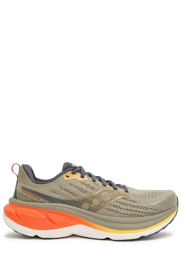 Saucony Hurricane 25 Mesh-knit Sneakers - Grey