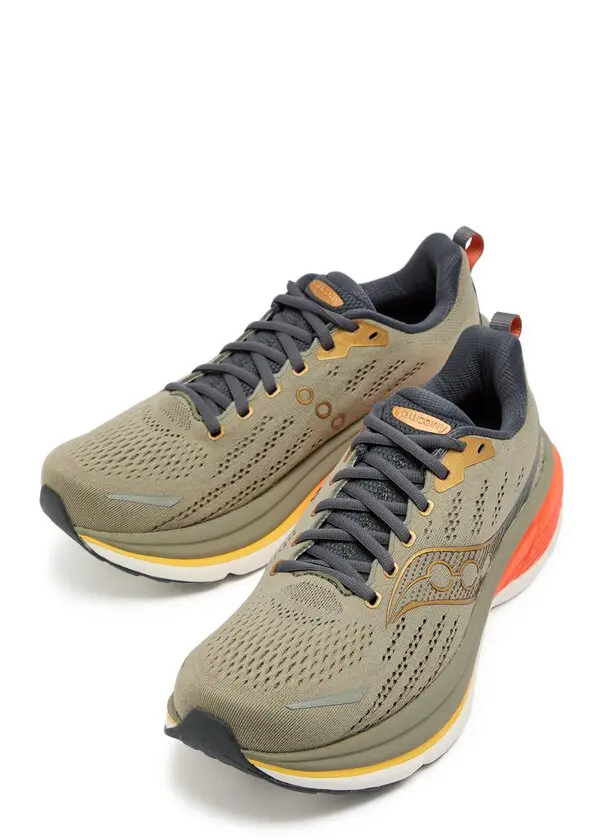 Saucony Hurricane 25 Mesh-knit Sneakers - Grey
