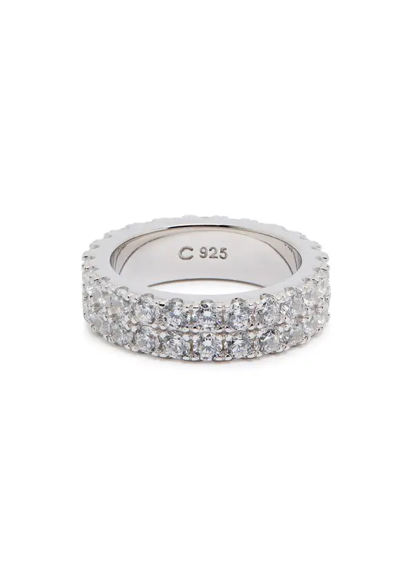 CERNUCCI Crystal-embellished Ring - Silver
