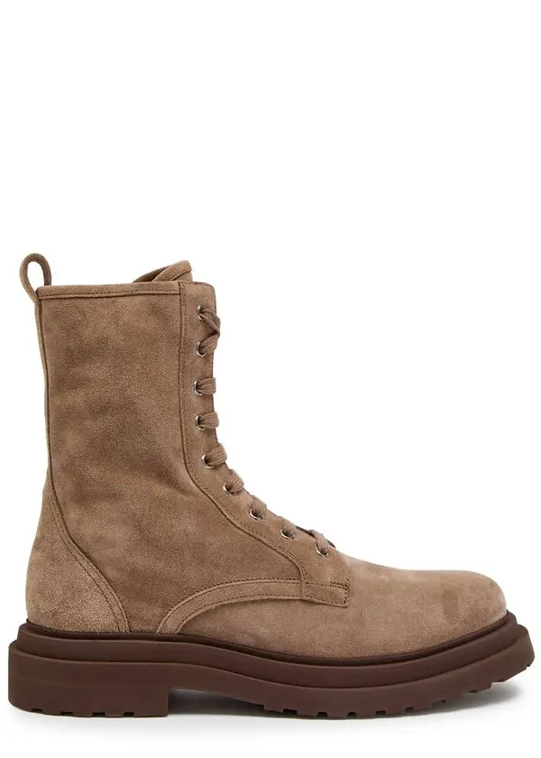 Brunello Cucinelli Suede Ankle Boots